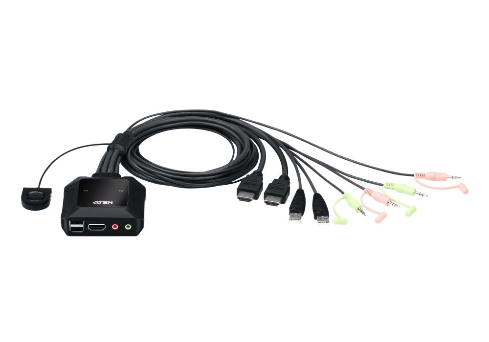 KVM switch Aten USB HDMI 2PORT/CS22H "CS22H" - SELF IT - Tech Hardware ...